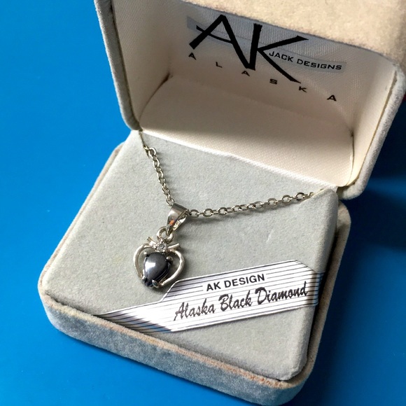 Vintage | Jewelry | Alaska Black Diamond Necklace | Poshmark